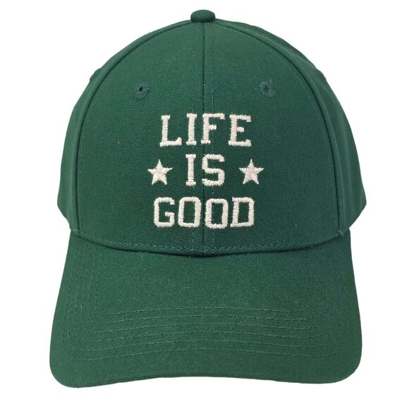 Life Is Good | Accessories | Life Is Good Hat Green Snapback Baseball ...